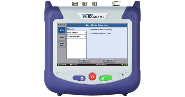 VeEX MTX150 Set di test di installazione e manutenzione multi-servizio