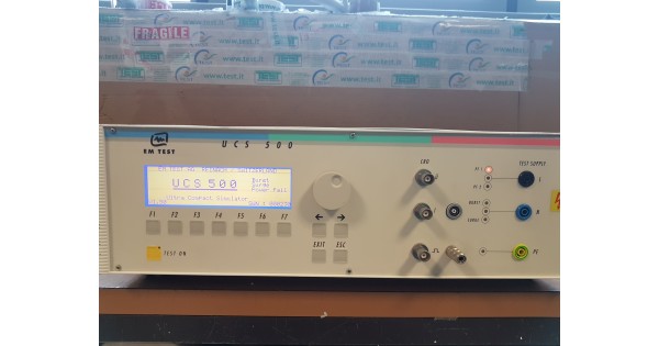 EM TEST UCS 500 Burst Surge Power Fail Simulator