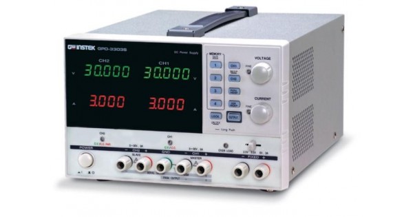 GW Instek GPD-3303S Alimentatore DC Uscite multiple, 0-30V, 0-3A, 195W ...